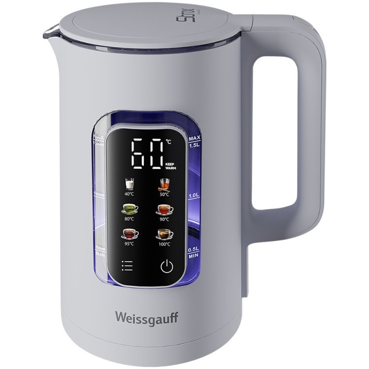 Электрочайник Weissgauff WK 1500 Dw Touch BodyCool (q) купить в ...