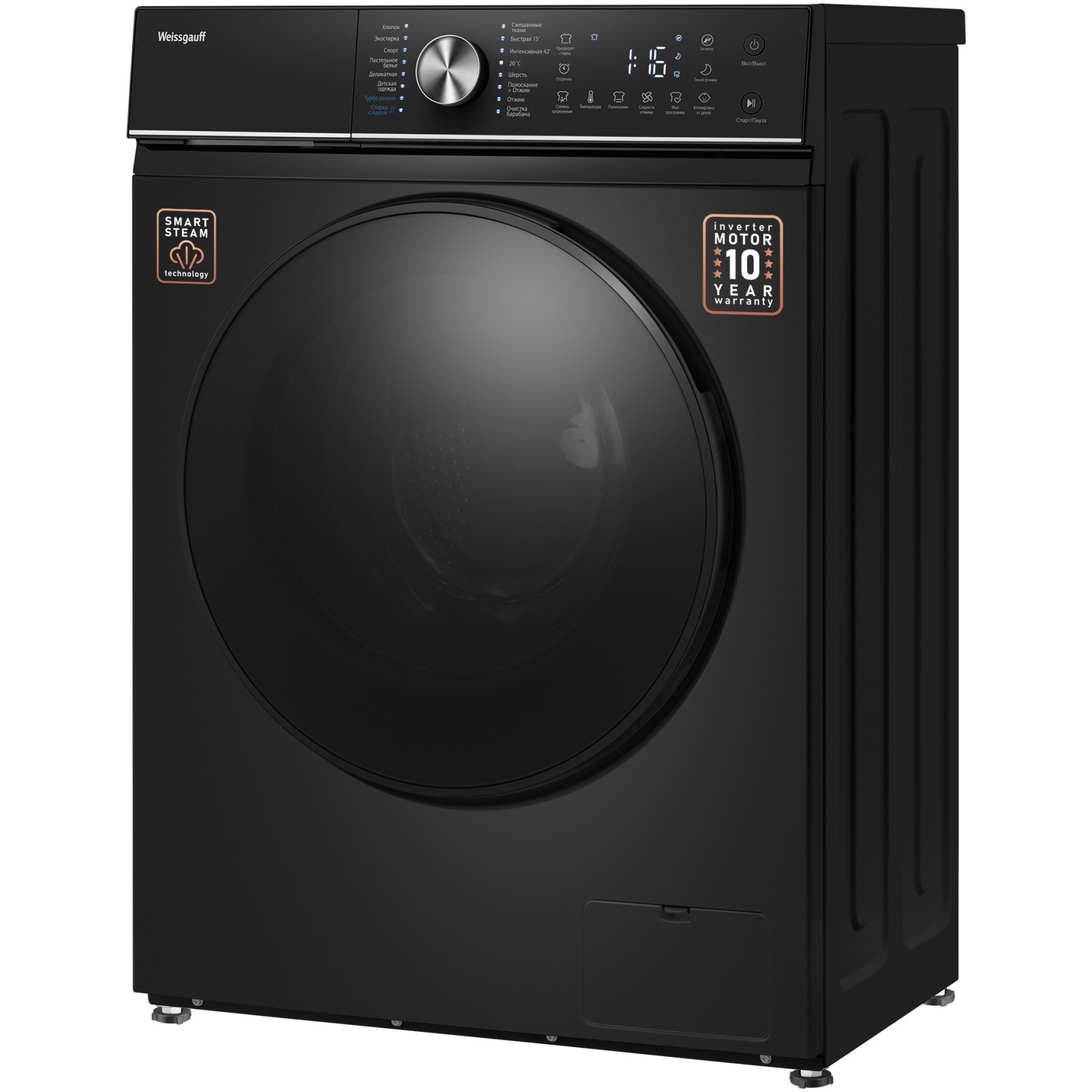 Стиральная машина Weissgauff WM 4106 D Black Edition (q) купить в ...
